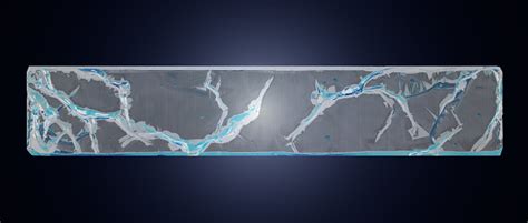 어두운 배경의 중앙에 강조 표시된 직사각형 금이 간 얼음 조각 3d 렌더링 0명에 대한 스톡 사진 및 기타 이미지 0명 거친 겨울 Istock