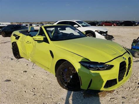 Crashed Bmw M4 Cabrio Looks Like A Mustang Waiting To Be Saved