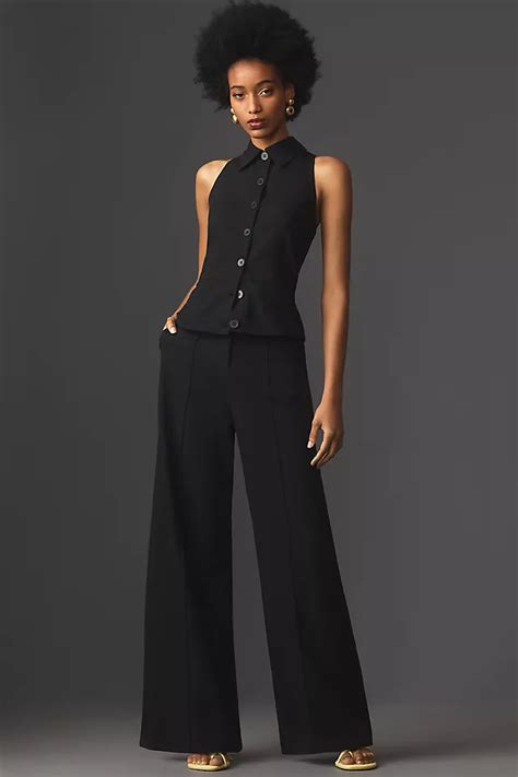 4si3nna Tailored Peplum Jumpsuit Anthropologie