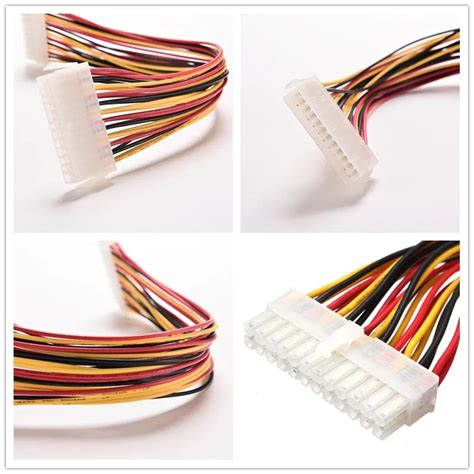 1PC 30CM ATX 24 Pin Male To 24Pin Female Power Supply Extension Cable Internal PC PSU TW Power