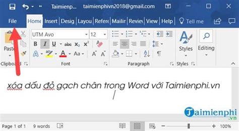 How To Remove Red Underline In Word Turn Off Red Underline