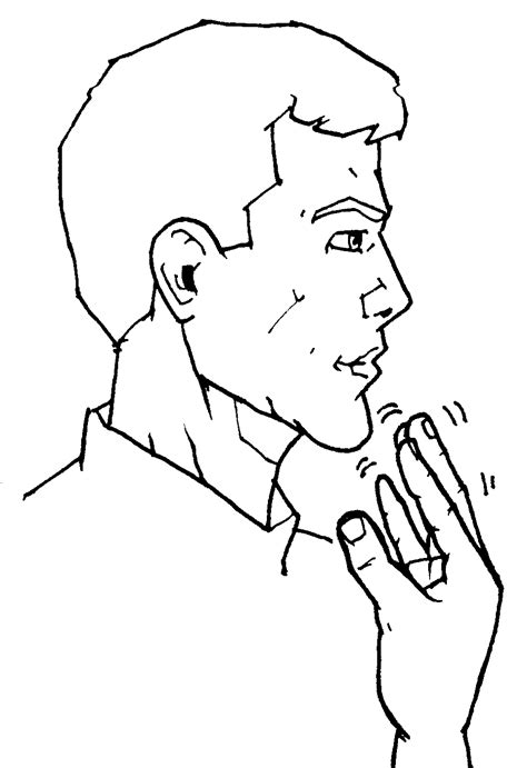 Color American Sign Language ASL