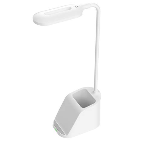 Badu Bg Безжично зареждане Настолни лампи Държач за писалка Държач за телефон Лампа за четене