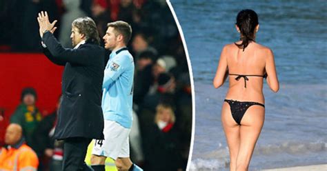 Pictured Ex Man City Boss Unveils Gorgeous New Missus To The World Daily Star