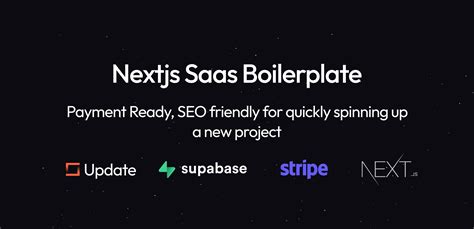 Github Wyattm14saas Template A Fully Loaded Payment Ready Saas Boilerplate Built With Next