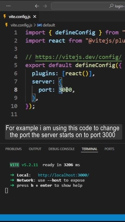 What Does Nfigjs File Do Vite Reactjs Reactjstutorial Youtube