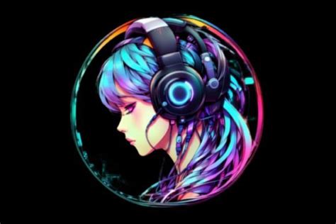 Animated Neon Gamer Girl Discord Pfp Graphic By Alekslopatkinart · Creative Fabrica