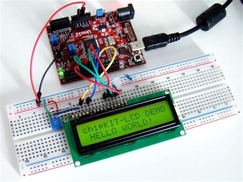 Chipkit Tutorial Interfacing A Character Lcd
