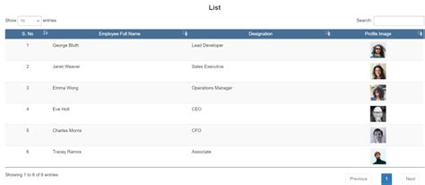 display sharepoint list or library items using datatable js