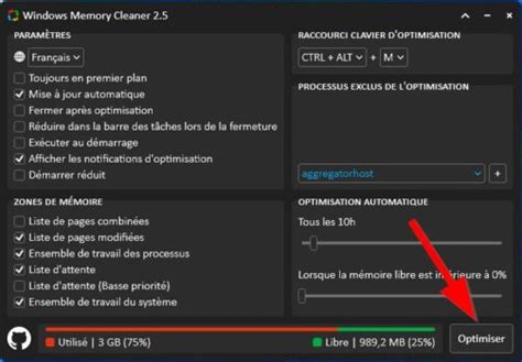 Windows Memory Cleaner Libérer et optimiser la mémoire malekal com