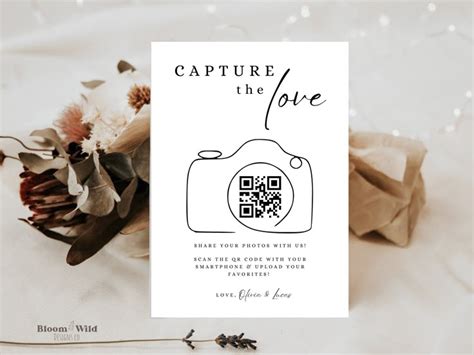 Qr Code For Photo Sharing Wedding