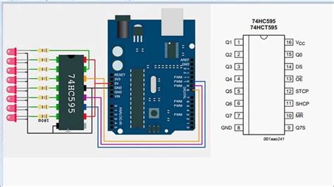 Noise On Srclk Wire With 74hc595n General Electronics Arduino Forum