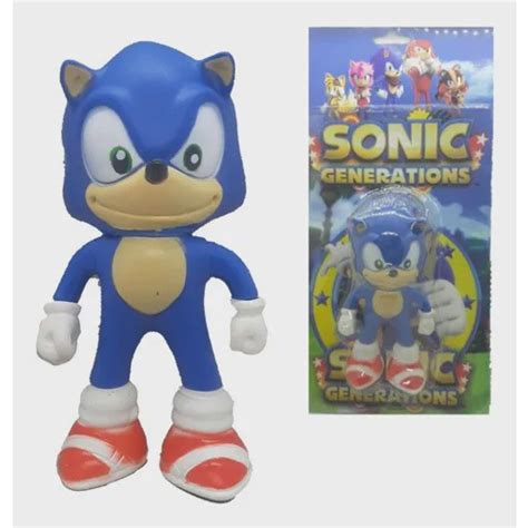 Boneco Action Figure Sonic Brinquedo Vinil Nintendo Anime Em Promoção