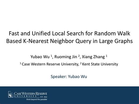 ppt fast and unified local search for random walk based k nearest