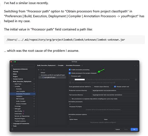 Error Intellij Lombok 인식 안될때