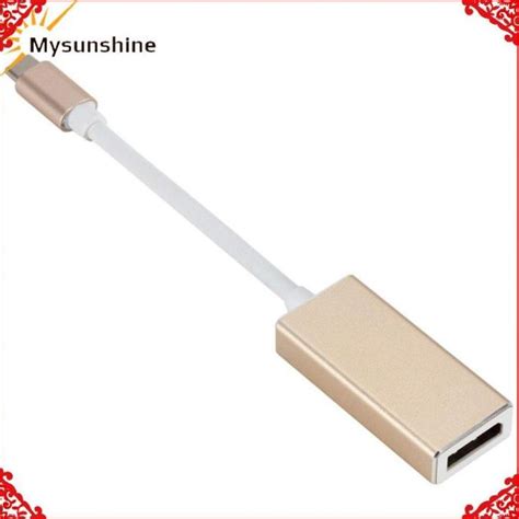 Jual Tahan Lama Gunakan USB 3 1 Type C Male To Big DP Display Port Female Shopee Indonesia