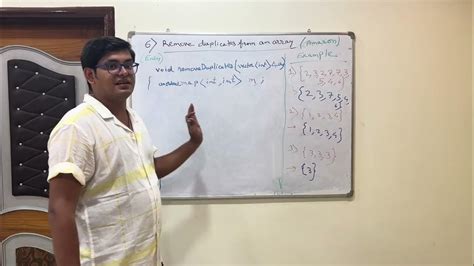 6 Remove Duplicates From An Array Array Problem Solving Youtube