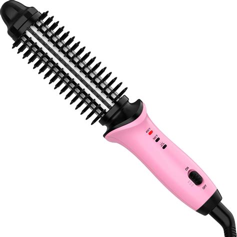 Phoebe 125 Inch Curling Iron Brush Ceramic 1 14 Inch Double Ptc Heated Hair