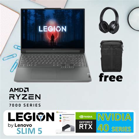 Jual LENOVO LEGION SLIM 5 16 RTX4060 8GB RYZEN 7 7840HS 16GB 512SSD W11 OHS 16 0WQXGA 165HZ