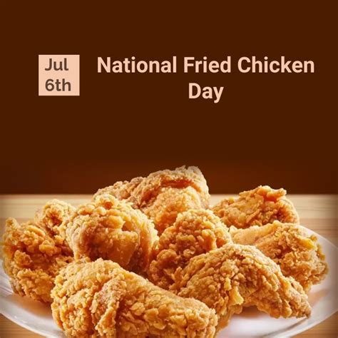 Copy Of National Fried Chicken Day Postermywall
