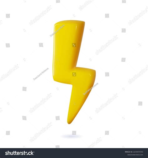 3d Flash Arrow Thunder Lightning Cartoon Stock Vector Royalty Free 2235475753 Shutterstock