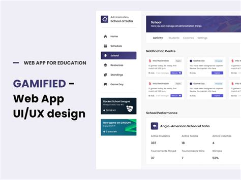 High Quality Uiux Design Of A Gamified Desktop Web App For Education Upwork