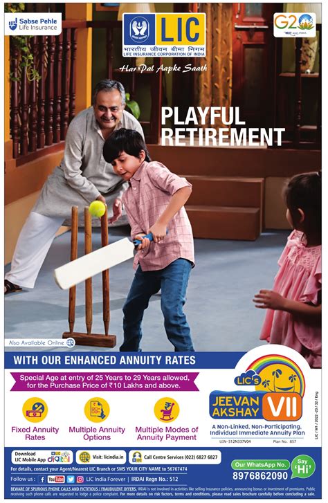 Lic Har Pal Aapke Saath Jeevan Akshay Vii Playful Retirement With Our