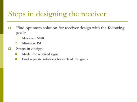 Ppt Baseband Receiver Powerpoint Presentation Free Download Id4286335