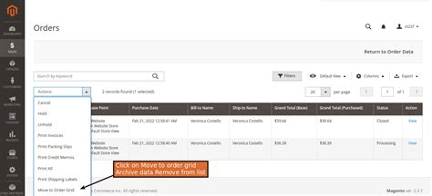 Magento 2 Order Archive Extension Archive Orders For Magento 2