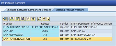 Sap Installed Product Version Sap Community