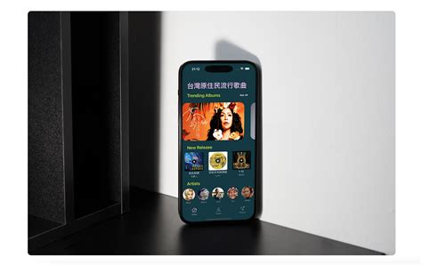 ⑮ ios 音樂 app 模仿 — 天籟之聲：台灣原住民音樂（上）「首頁」 by candice 彼得潘的 swift ios