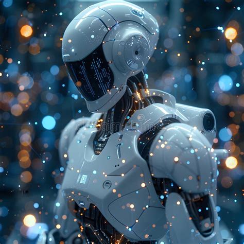 Artificial Intelligence Revolutionizes Global Connectivity Through Robotics And Automation Stock