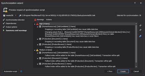 Remote Database Synchronization Using A Database Installer Package
