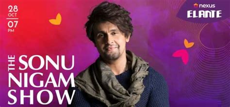 Sonu Nigam Performing Live At Nexus Elante
