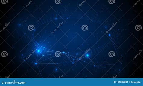 Abstract Internet Network Connection Design For Web Site Digital Data Communication Science And
