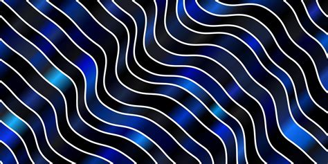 Dark Blue Vector Texture With Circular Arc Illustration In Abstract Style With Gradient Curved