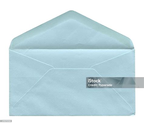 낡은 열린 오래된 푸른 종이의 앞 모습 긴 봉투 흰색 바탕에 고립 된 0명에 대한 스톡 사진 및 기타 이미지 0명 가장자리 거친 Istock