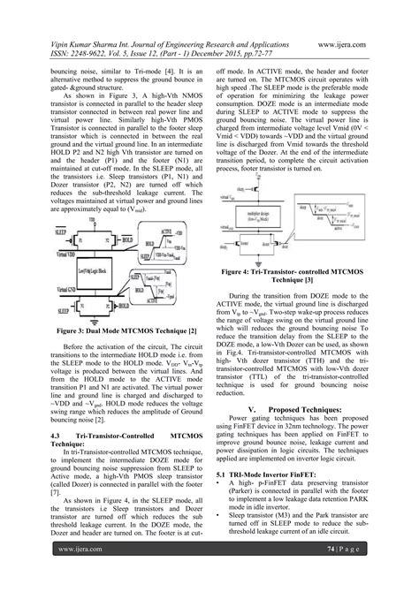 Ground Bounce Noise Reduction In Vlsi Circuits Pdf Physics Science