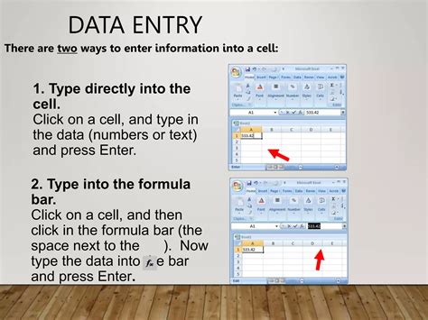 Excel Basics 1ppt Science
