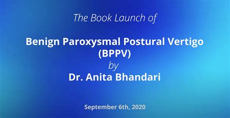 Bppv Book Expert Guide Vertigo And Ear Clinic