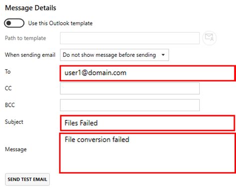 Send Email On Conversion Failure Peernet