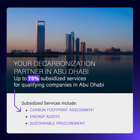 Solutions A Mubadala Company Launches Decarbonization Subsidies For