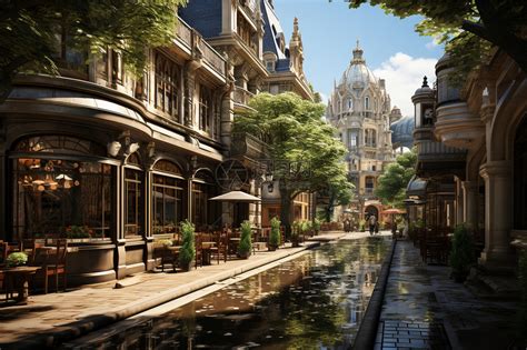 精美的城市街景高清图片下载 正版图片600320219 摄图网
