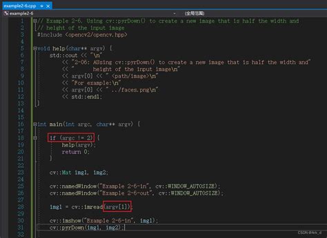 C中int Mainint Argc Char Argv参数解释（learning Opencv3中例子）int Main