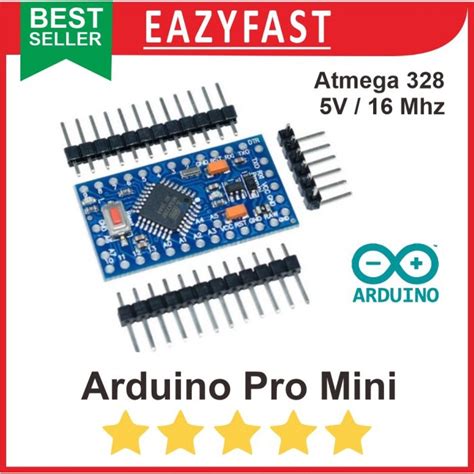 Jual Arduino Pro Mini Compatible Promini 5v 16 Mhz Atmega328 328p 328 P Shopee Indonesia