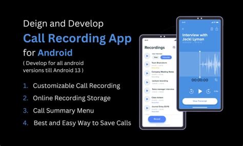 Design And Develop Automatic Call Recording App By Zunair Chuhan Fiverr