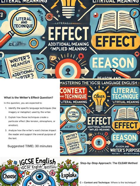 Igcse Writers Effect Question Pdf