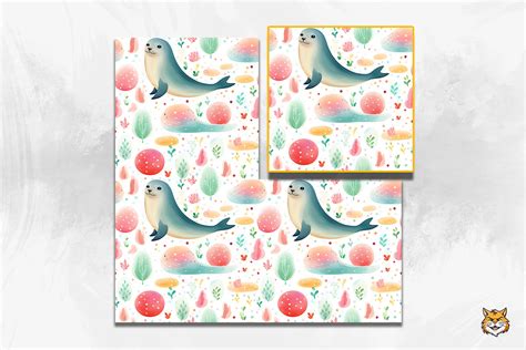 Seal Seamless Pattern 1 Graphic By Meowbackgrounds · Creative Fabrica Seal Seamless Pattern 1 Graphic By Meowbackgrounds · Creative Fabrica