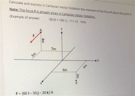 Solved Calculate And Express In Cartesian Vector Notation Chegg