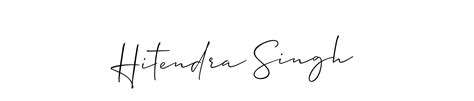 93 Hitendra Singh Name Signature Style Ideas Unique Digital Signature